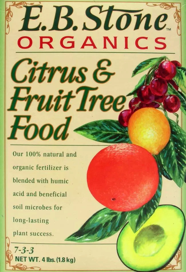 Citrus and Fruit Tree Food E B Stone – Heron's Head Nursery
